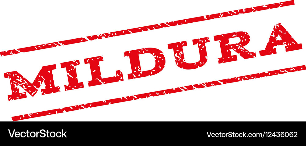 Mildura watermark stamp Royalty Free Vector Image