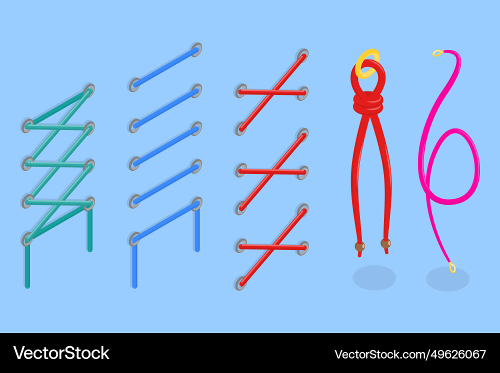 3d isometric flat of shoe Royalty Free Vector Image