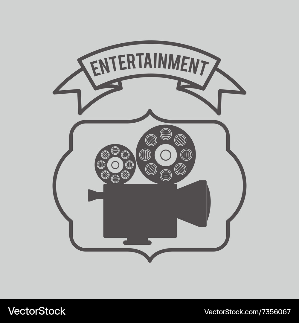 Entertainment concept design Royalty Free Vector Image