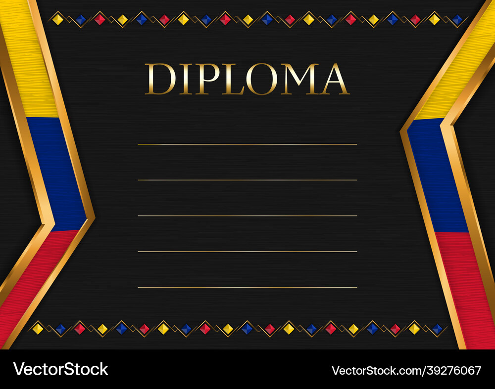 Horizontal frame and border with venezuela flag Vector Image