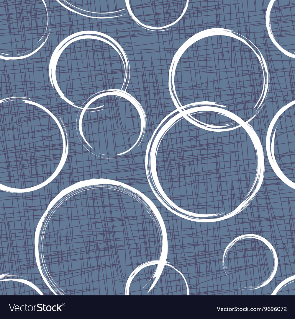 Abstract circles seamless pattern Royalty Free Vector Image