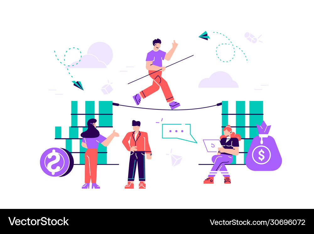 Concept business motivation and ambition Vector Image