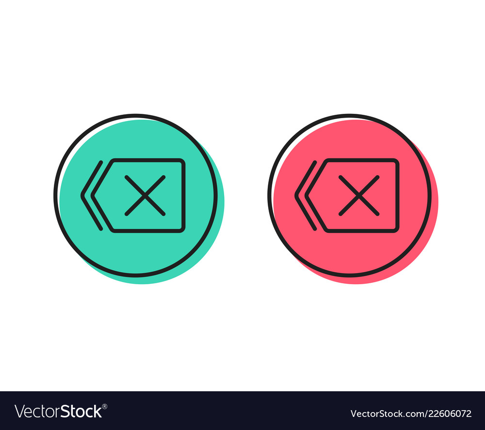 Delete Line Icon Remove Sign Royalty Free Vector Image delete-line-icon-remove-sign-royalty-free-vector-image