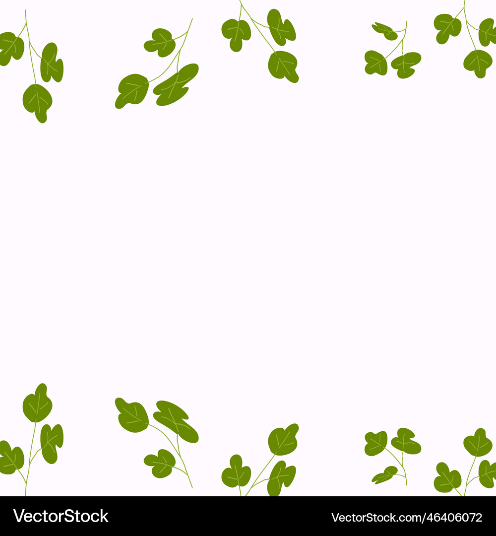 Design a beautiful frame of spring flowers Vector Image