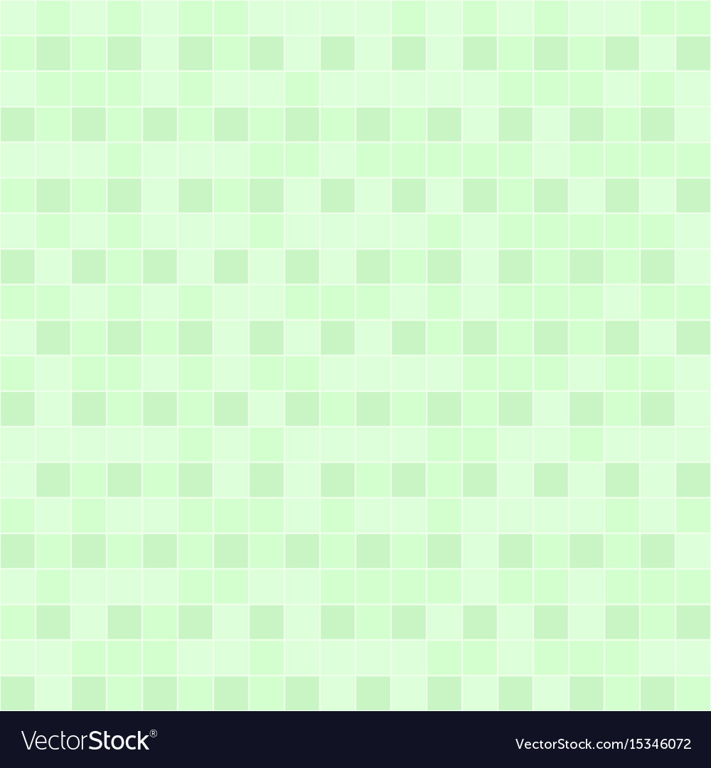 Green square pattern seamless Royalty Free Vector Image