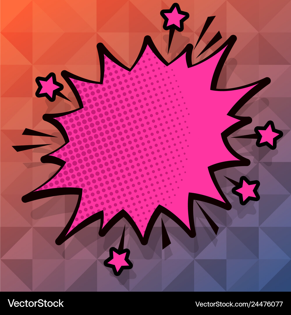 Angry speech bubble with small Royalty Free Vector Image