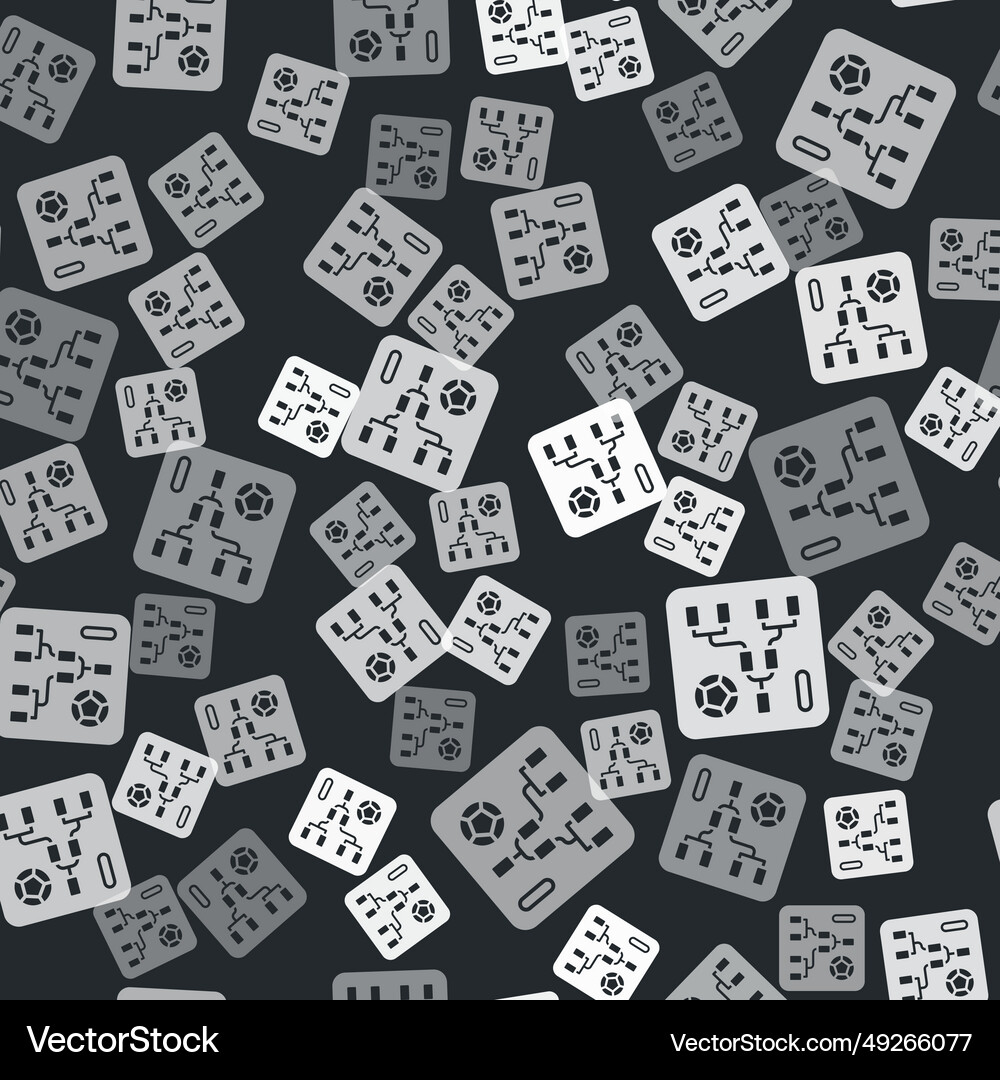 Grey results and standing tables scoreboard Vector Image