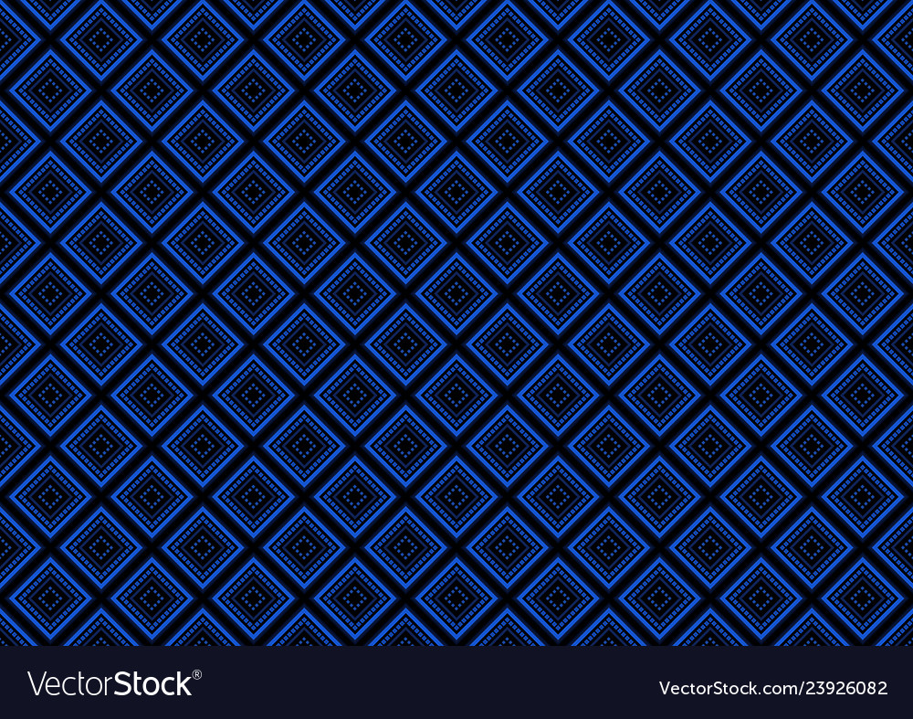 Blue seamless geometric pattern Royalty Free Vector Image