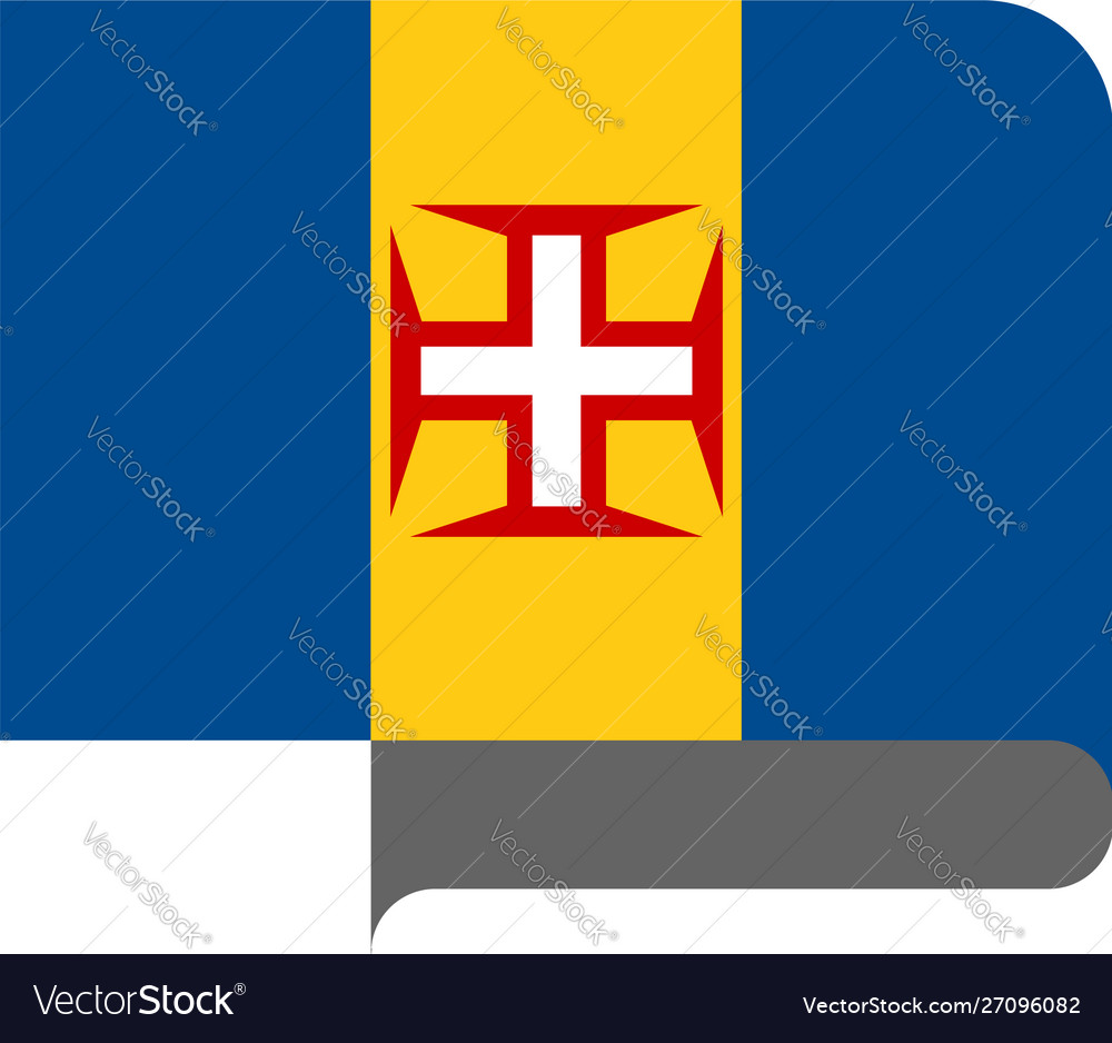 Flag horizontal shape pointer for world map Vector Image