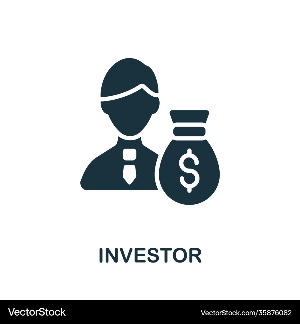 Investment Icon Secure Startup Funding Concept Icon. Find Investment