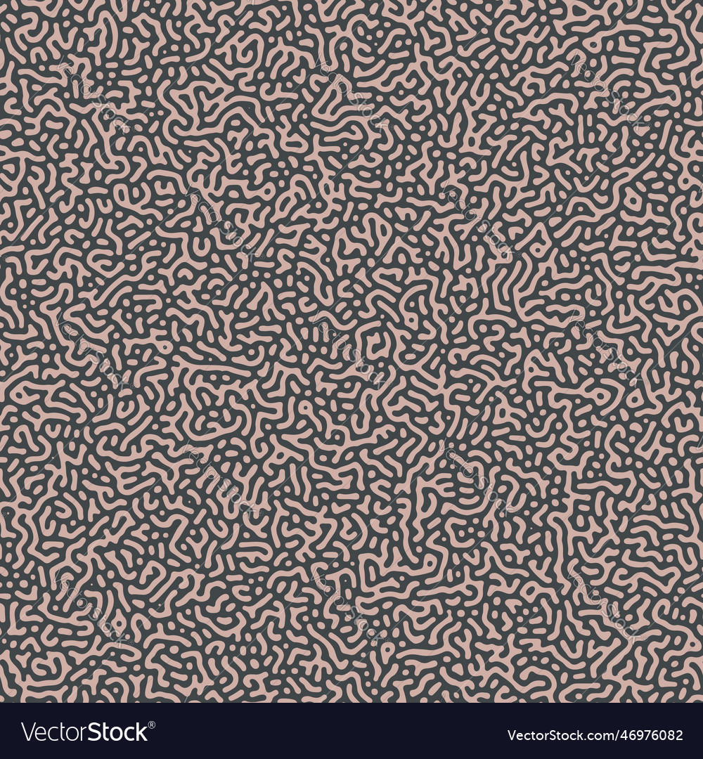 Turing diffusion organic seamless pattern Vector Image