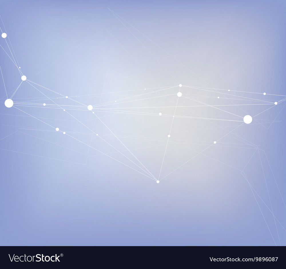 Abstract Molecular Connection Royalty Free Vector Image