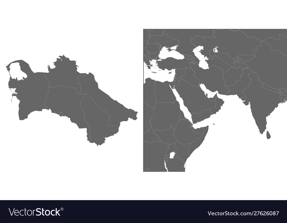 Map with location Royalty Free Vector Image - VectorStock