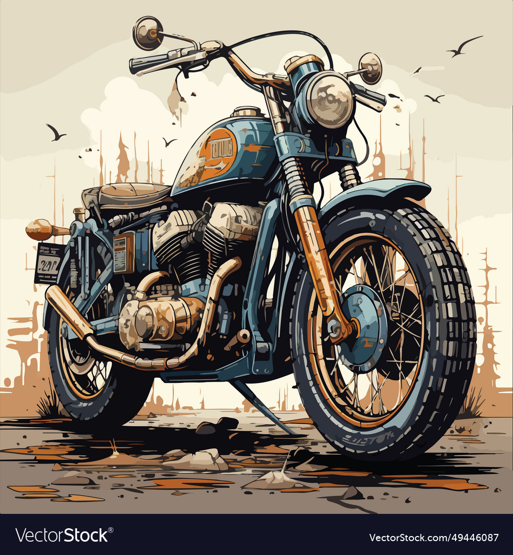 Motorcycle Royalty Free Vector Image - VectorStock