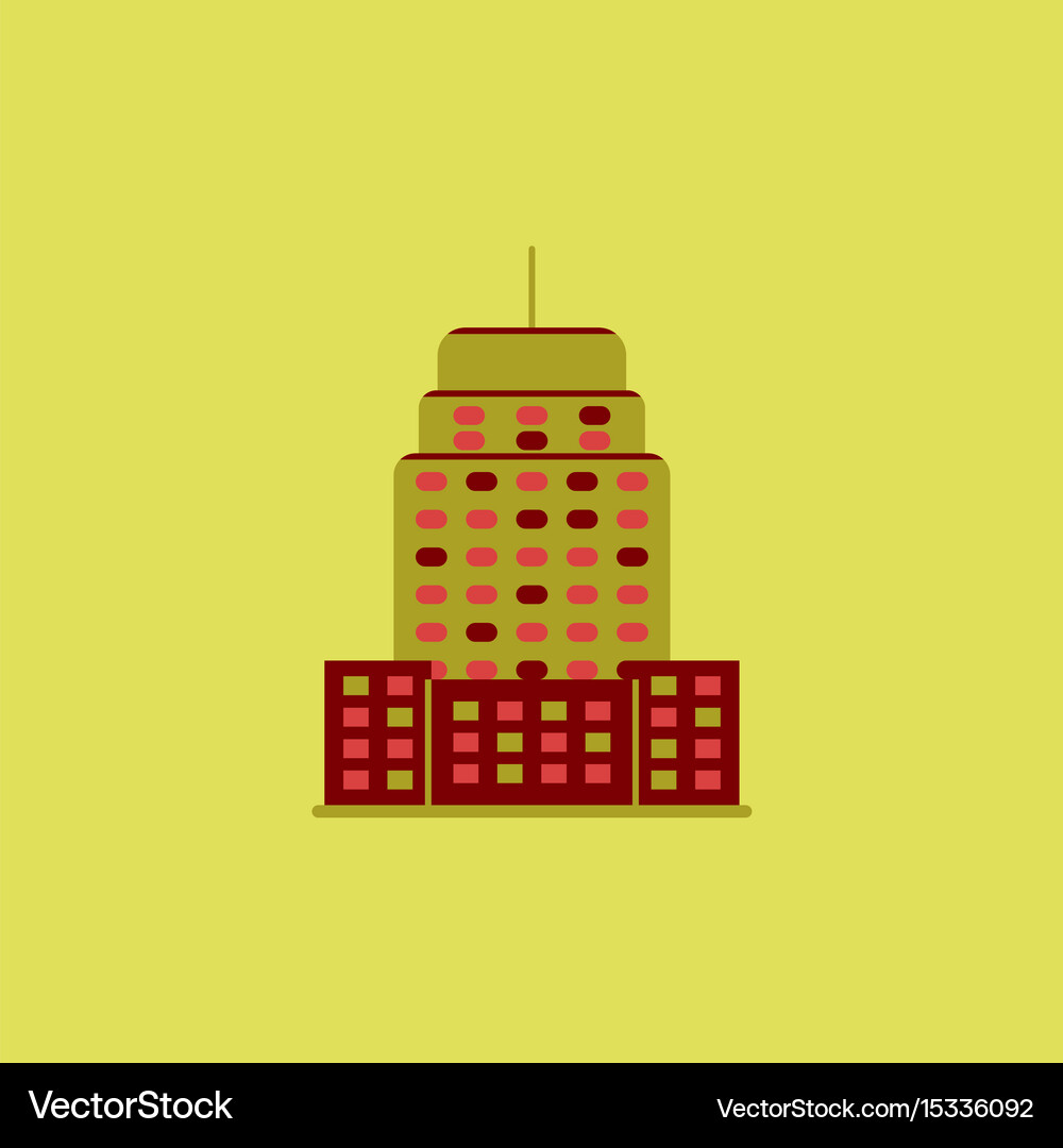 Building skyscraper high-rise buildings Royalty Free Vector