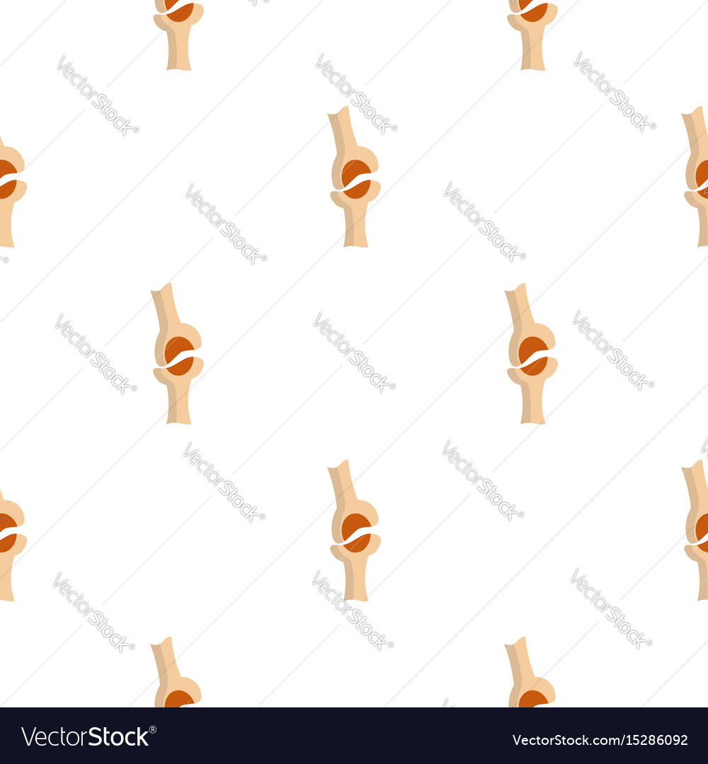 Knee joint pattern seamless Royalty Free Vector Image