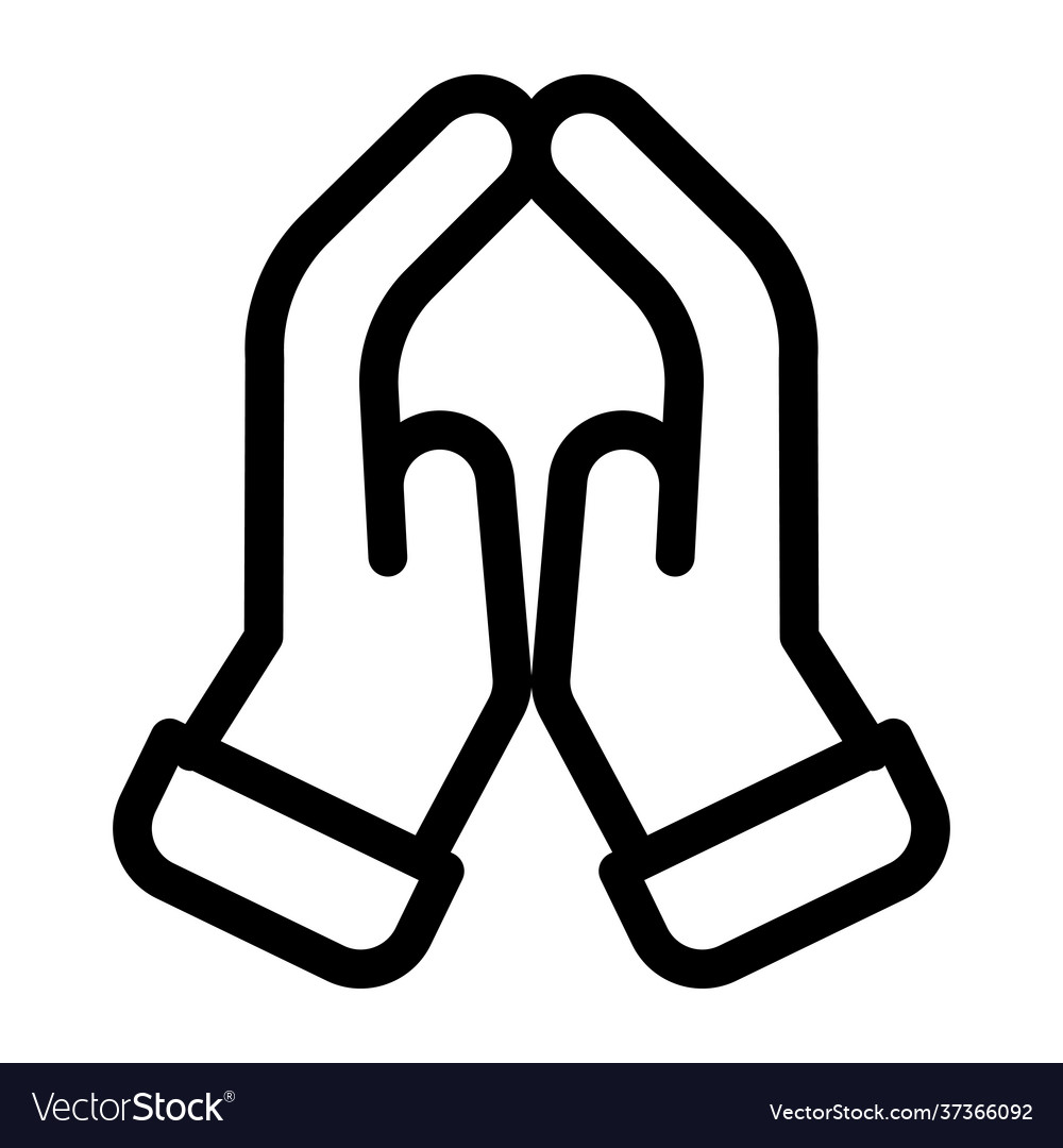 Prayer Royalty Free Vector Image - VectorStock