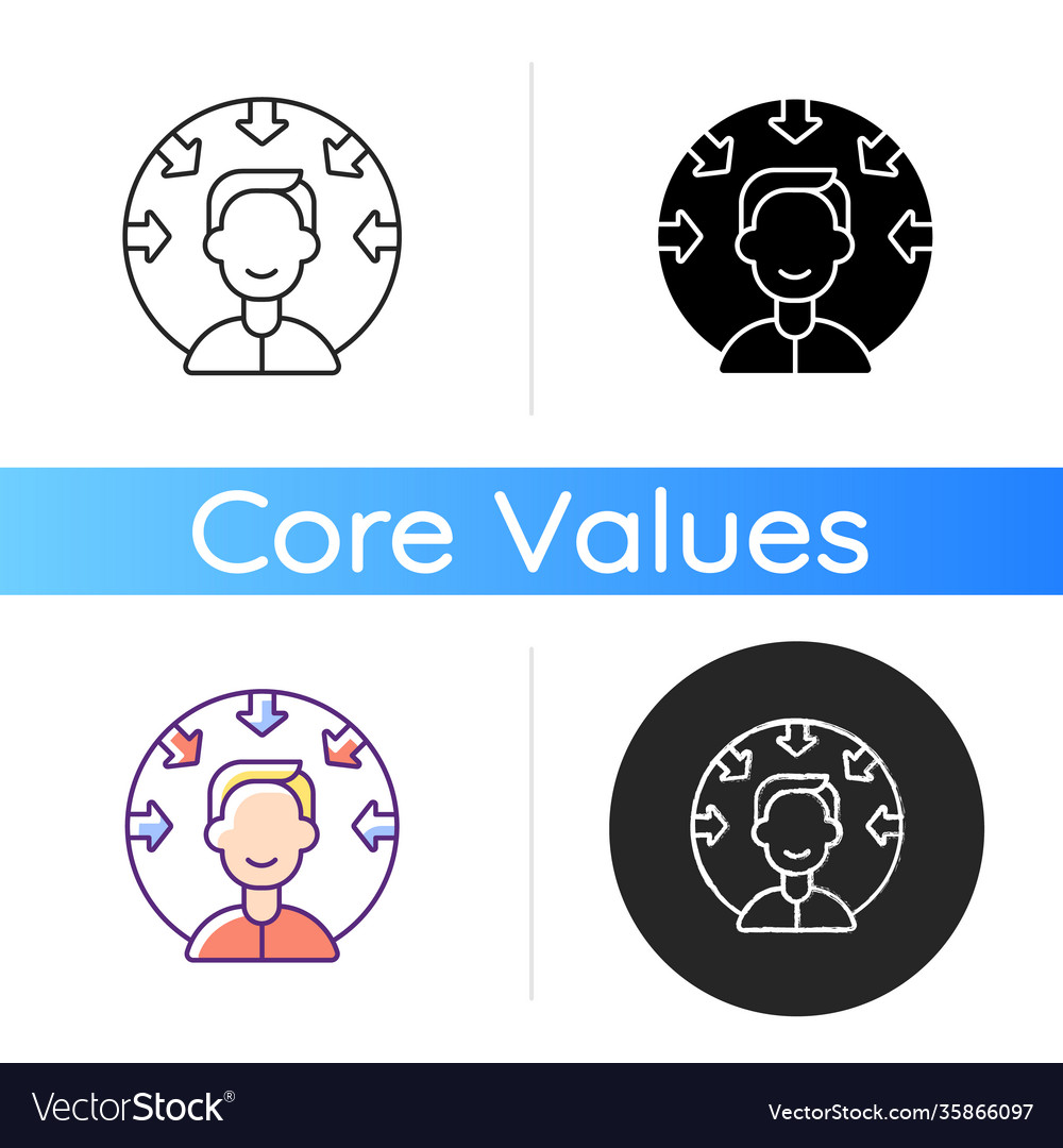 Customer centricity icon Royalty Free Vector Image Customer centricity icon Royalty Free Vector Image