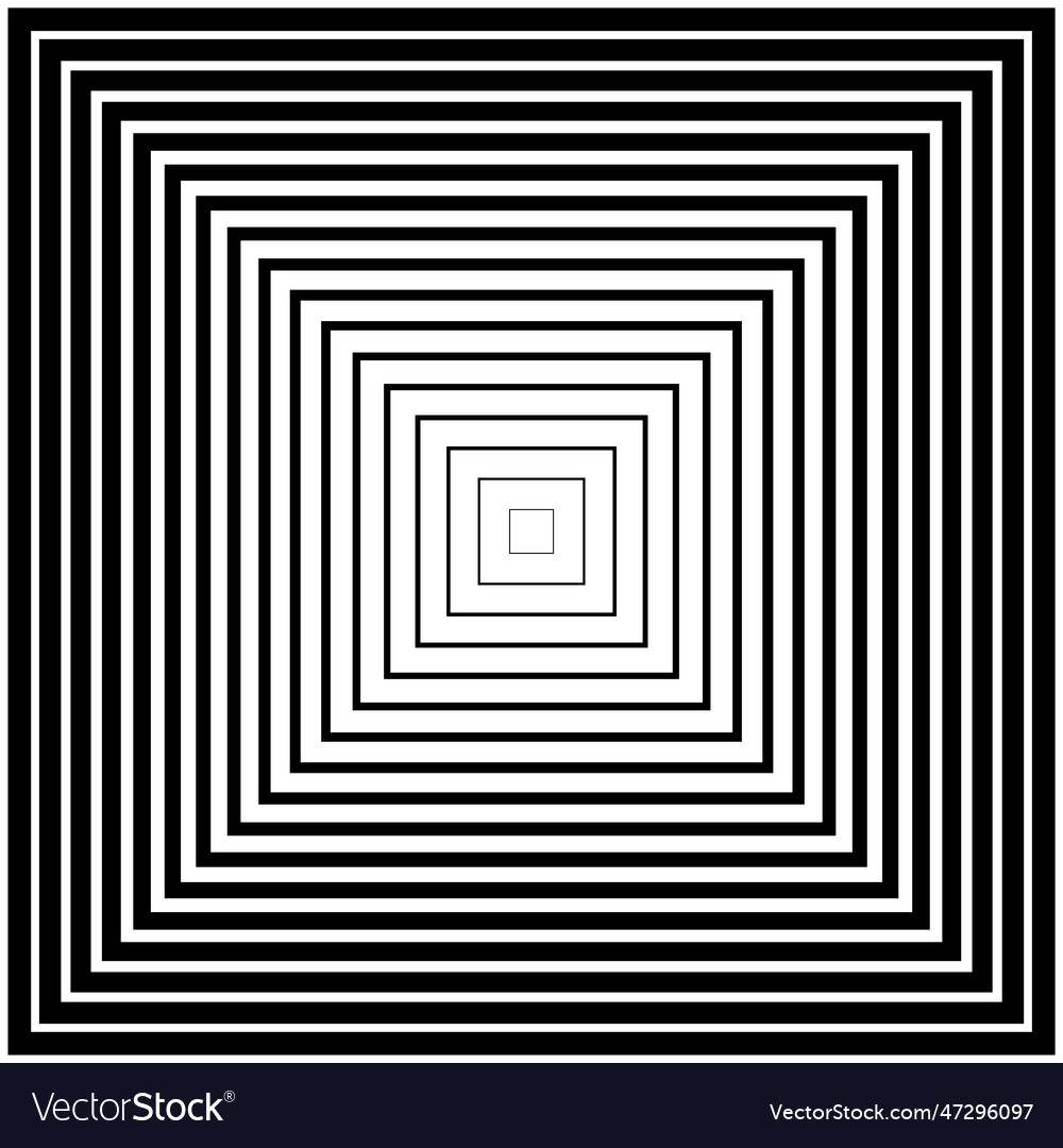 Hypnotic geometric repeated pattern Royalty Free Vector
