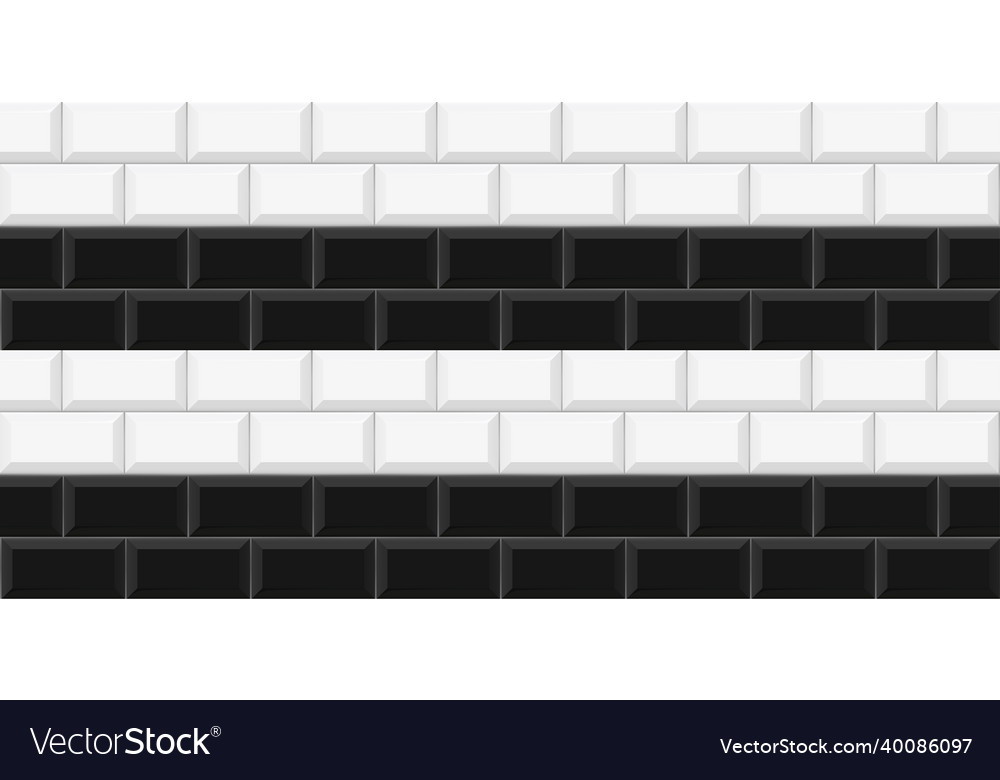 Subway tile seamless pattern Royalty Free Vector Image