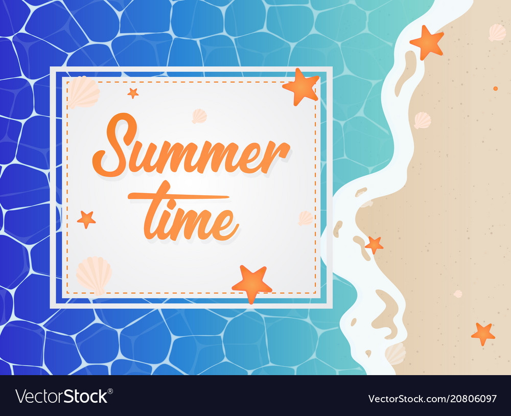 Summer time Royalty Free Vector Image - VectorStock