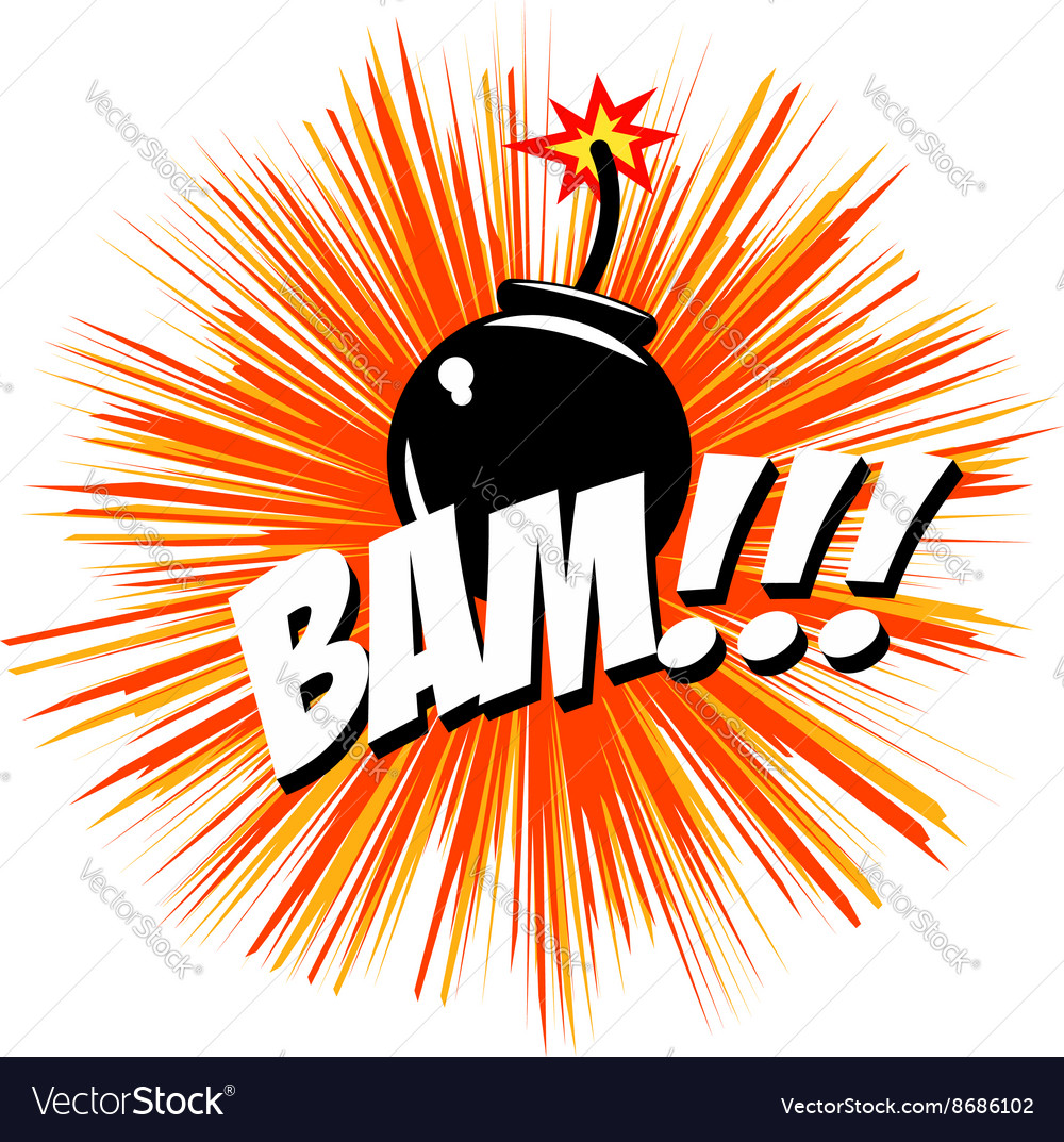 Bam Royalty Free Vector Image - VectorStock
