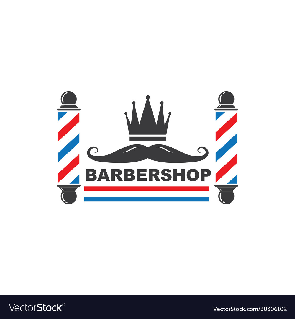 Barber shop icon logo Royalty Free Vector Image Barber shop icon logo Royalty Free Vector Image
