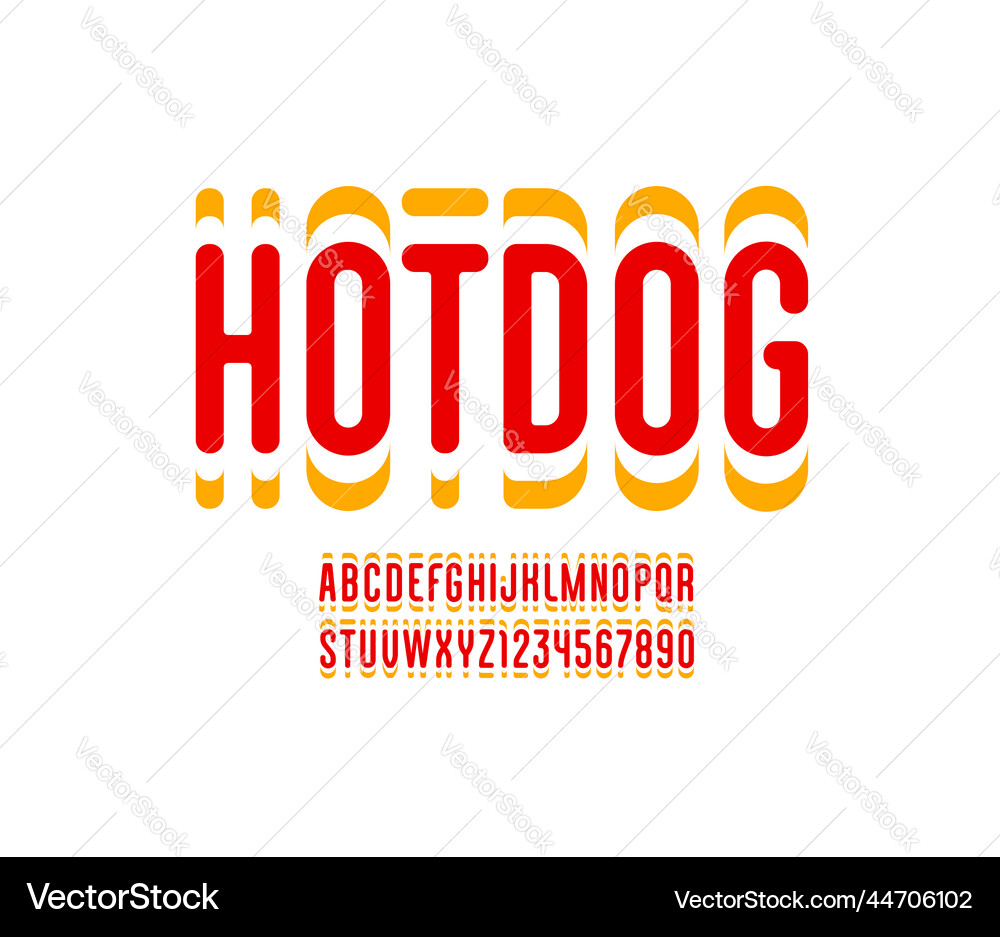 Condensed alphabet narrow font Royalty Free Vector Image