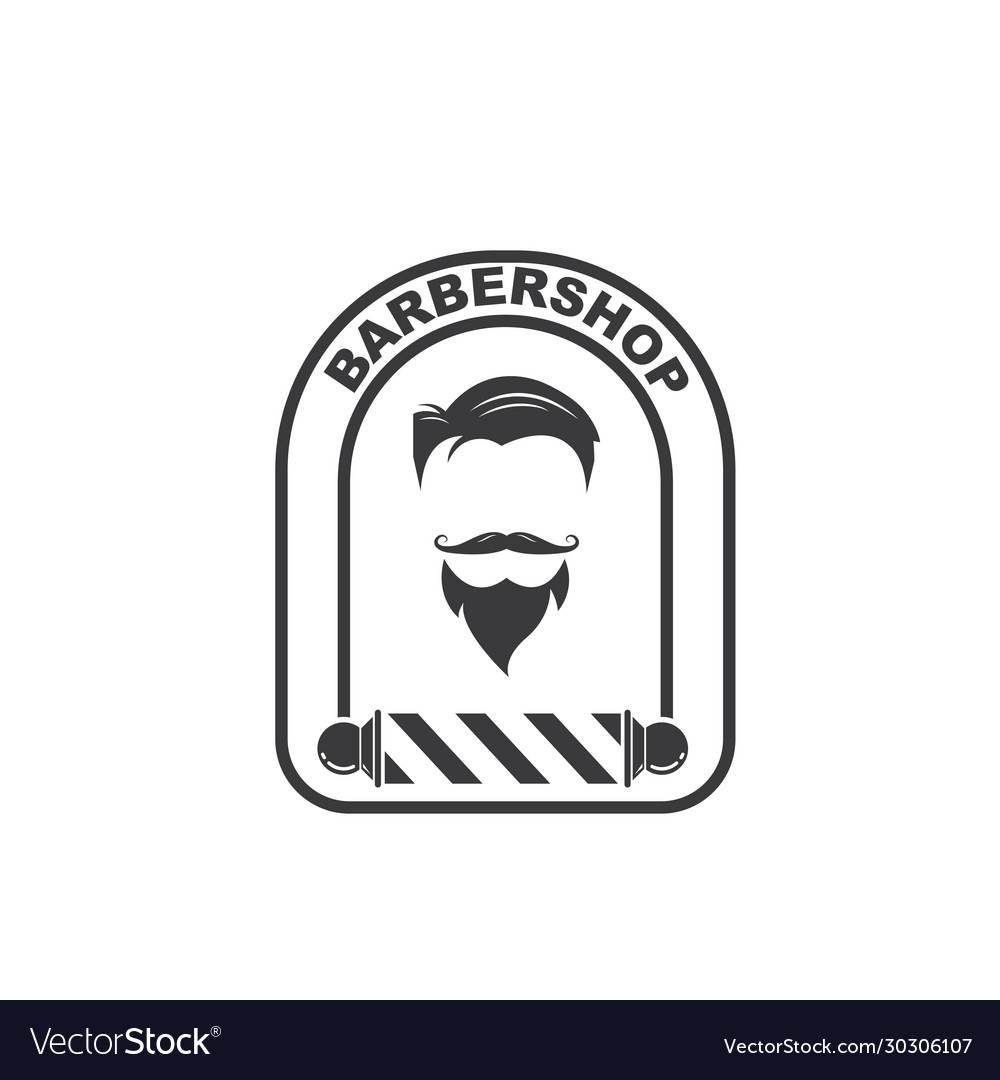 Barber shop icon logo Royalty Free Vector Image Barber shop icon logo Royalty Free Vector Image