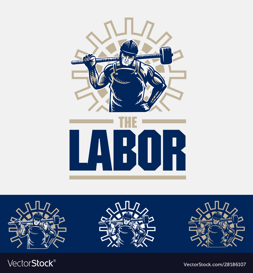 Labor logo Royalty Free Vector Image - VectorStock