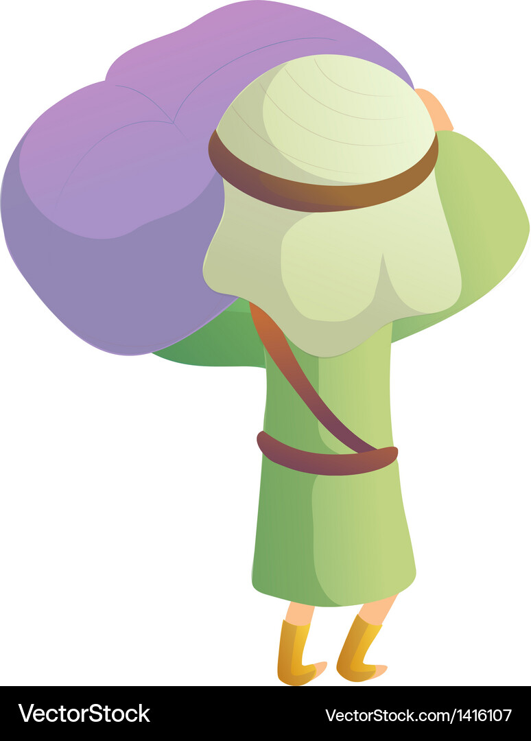 Rear view of man walking Royalty Free Vector Image