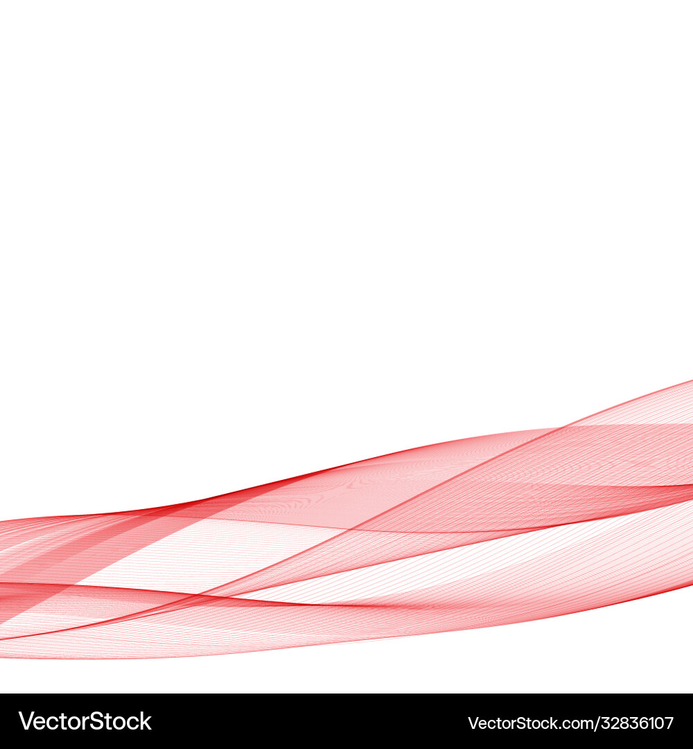 Red curved lines colorful eps 10 Royalty Free Vector Image