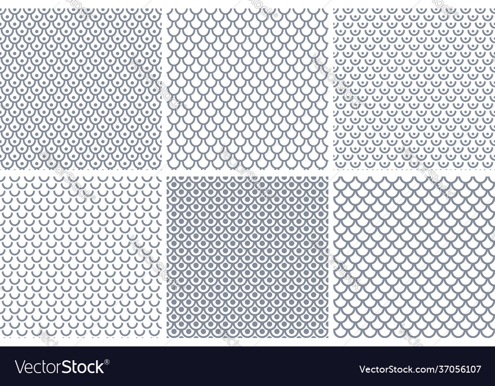 Seamless patterns set Royalty Free Vector Image