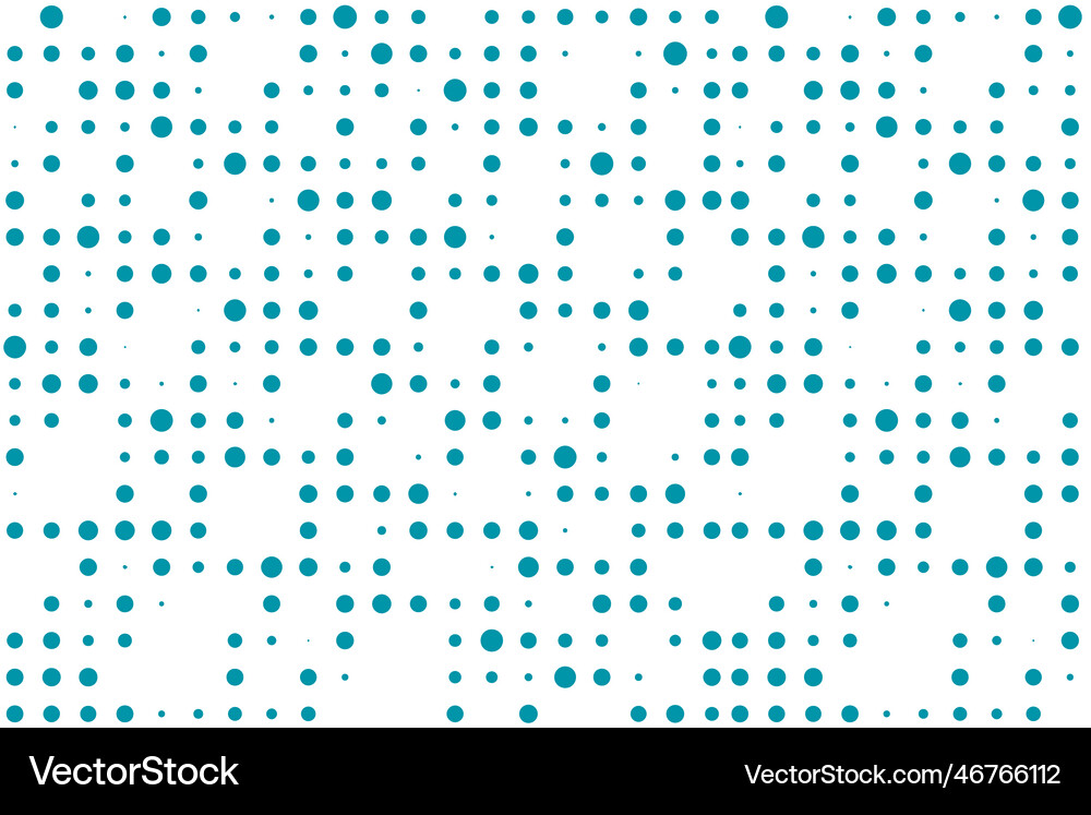 Abstract background of blue circles a point Vector Image