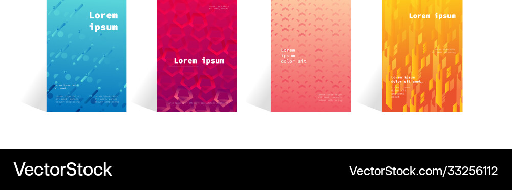 Book cover design abstract cover template Vector Image