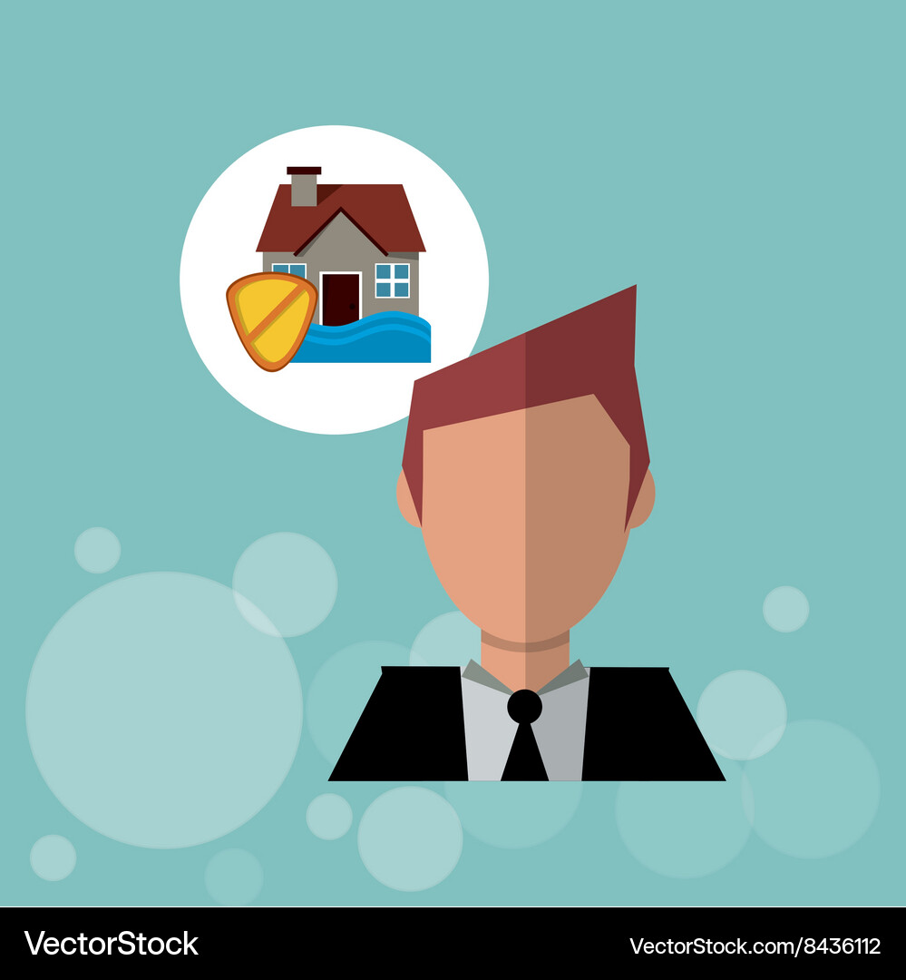 Design of insurance editable Royalty Free Vector Image