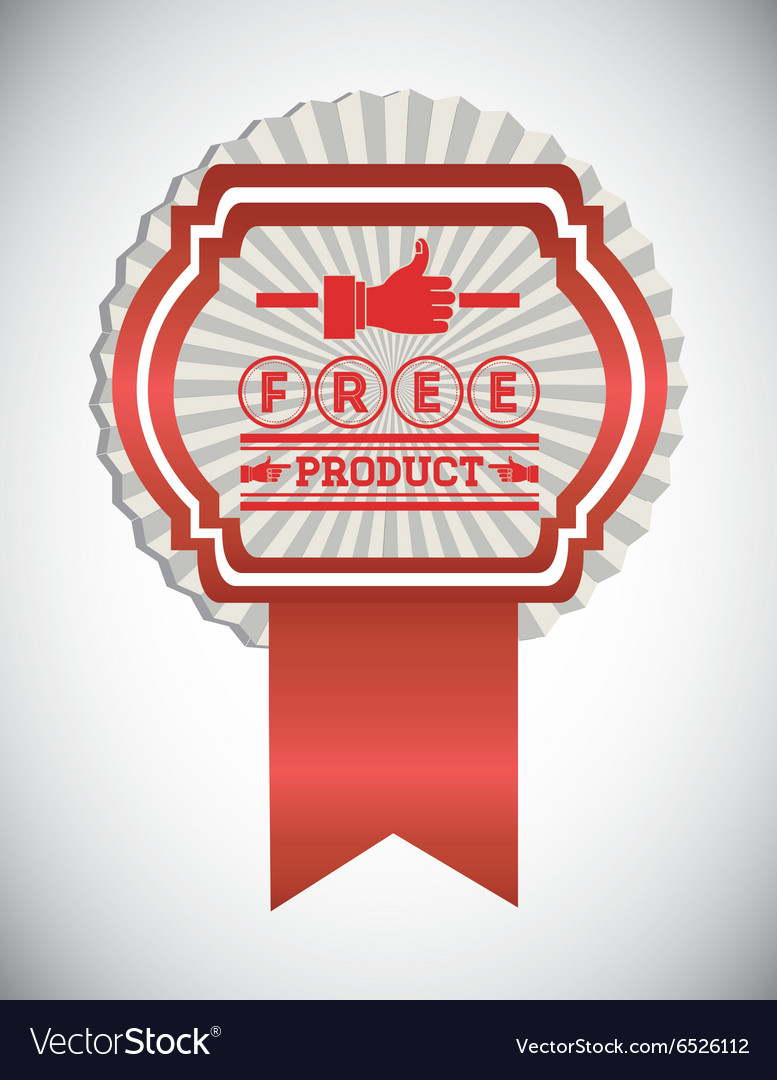 Free product design Royalty Free Vector Image - VectorStock