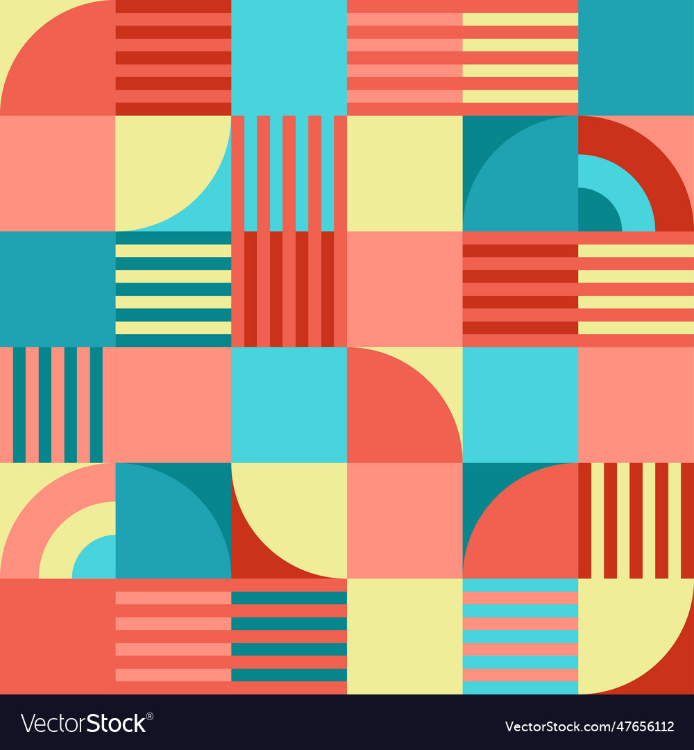 Geometric seamless pattern bold Royalty Free Vector Image