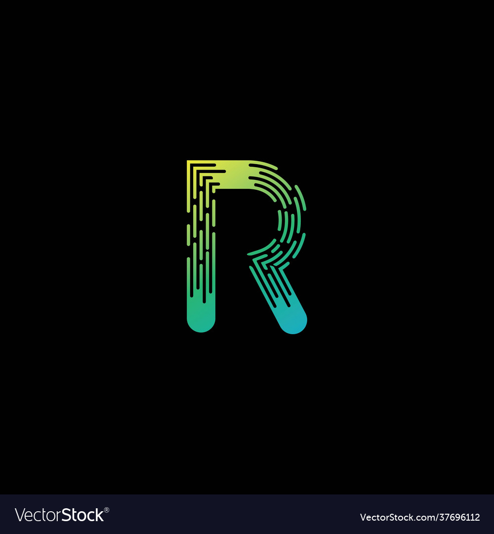 Initial letter Royalty Free Vector Image - VectorStock