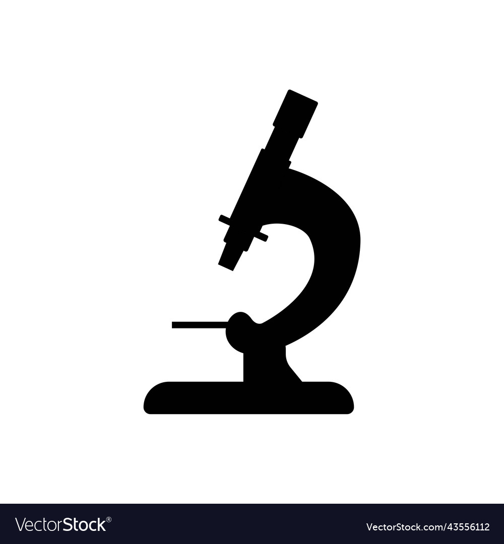 Microscope logo Royalty Free Vector Image - VectorStock