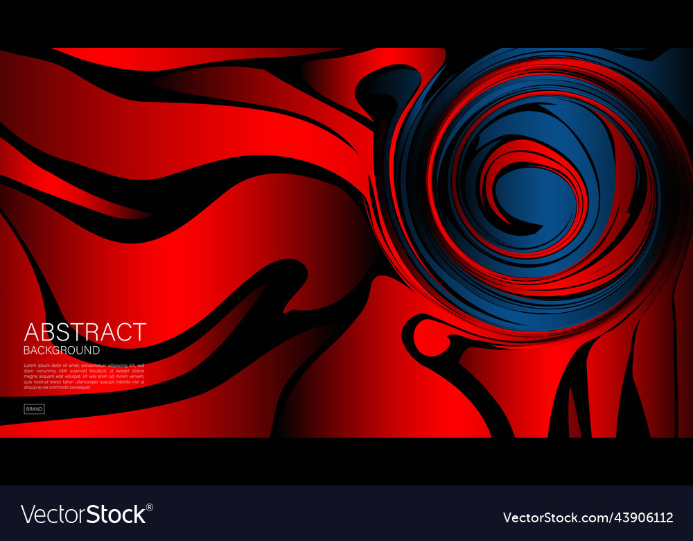 Red abstract wave background wave Royalty Free Vector Image
