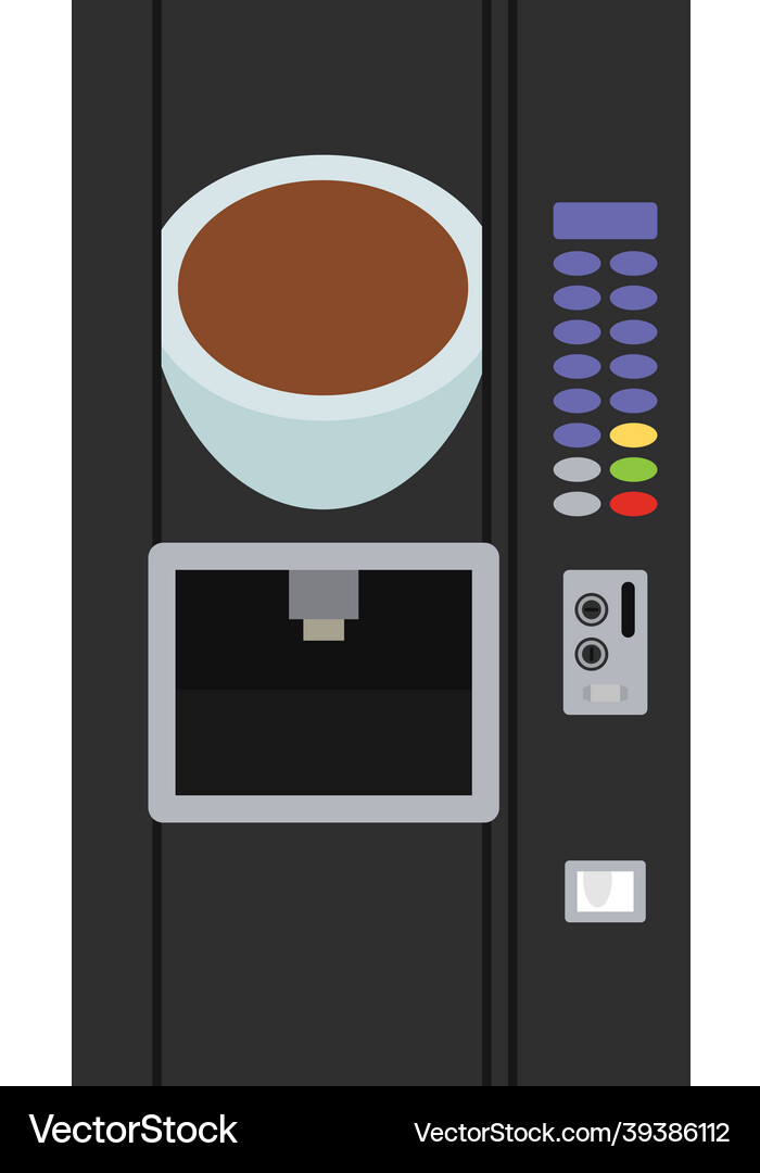 Tea vending Royalty Free Vector Image - VectorStock