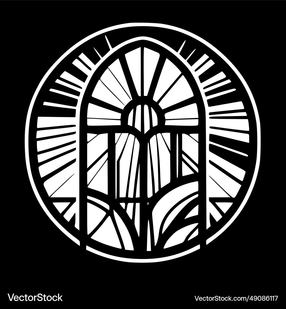 Stained glass - high quality logo - ideal for Vector Image