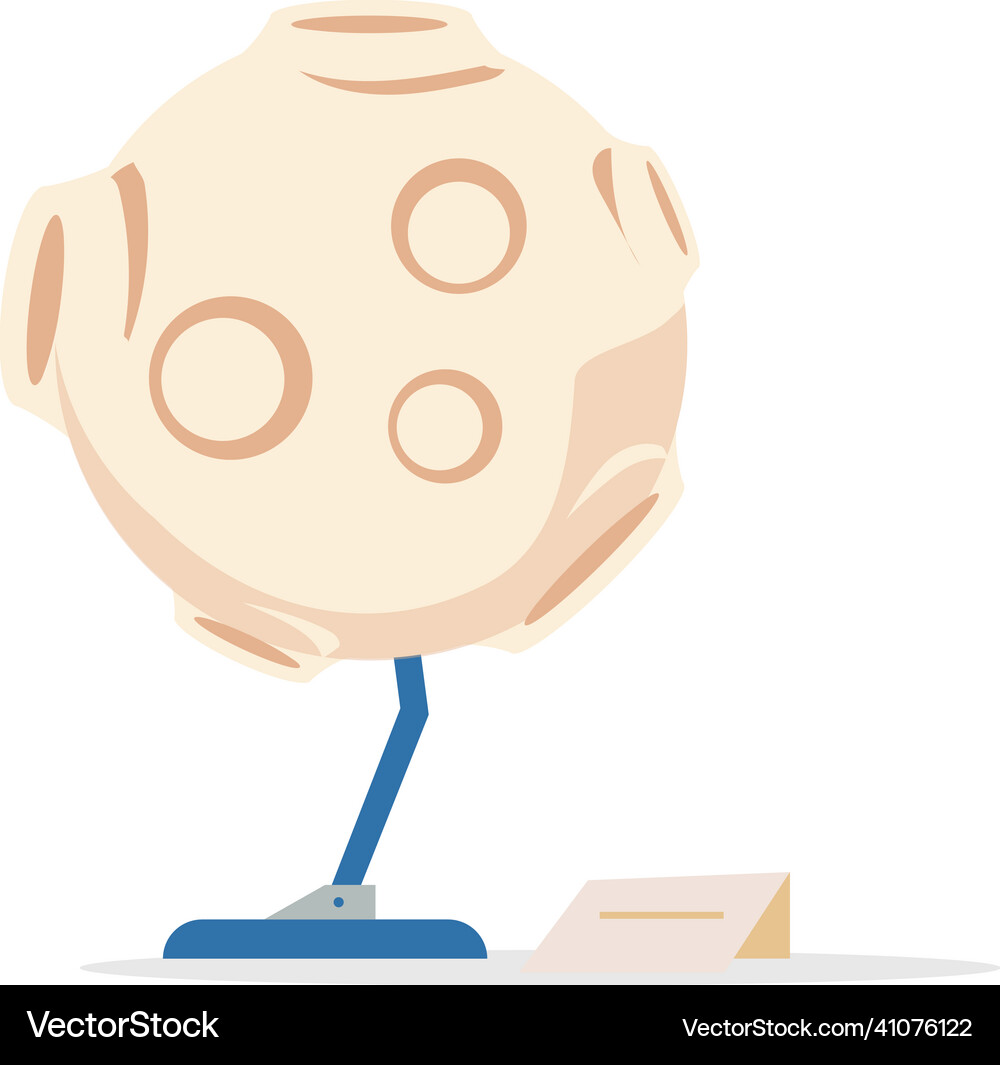 Asteroid cartoon Royalty Free Vector Image - VectorStock