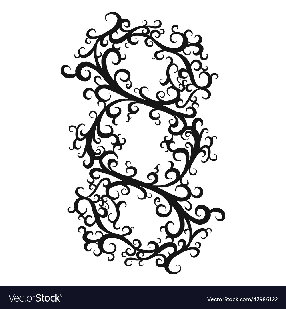 Chord musical symbol swirl Royalty Free Vector Image Chord musical symbol swirl Royalty Free Vector Image