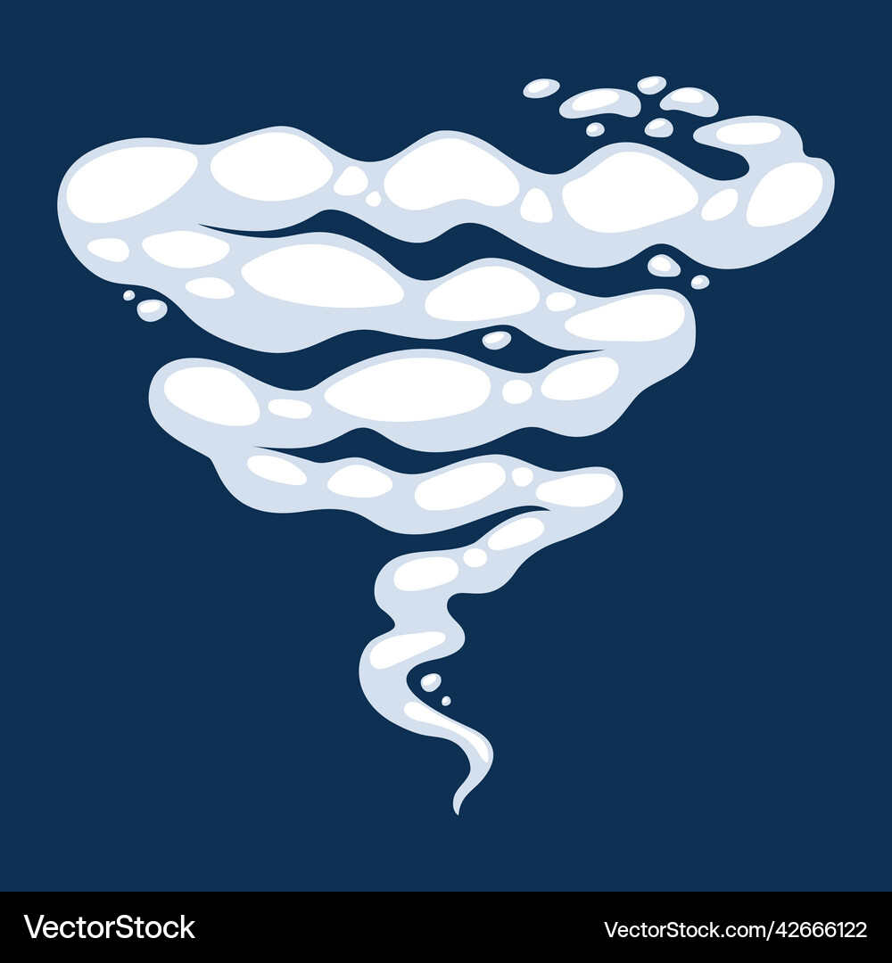 Comic cartoon smoke or cloud speed motion Vector Image