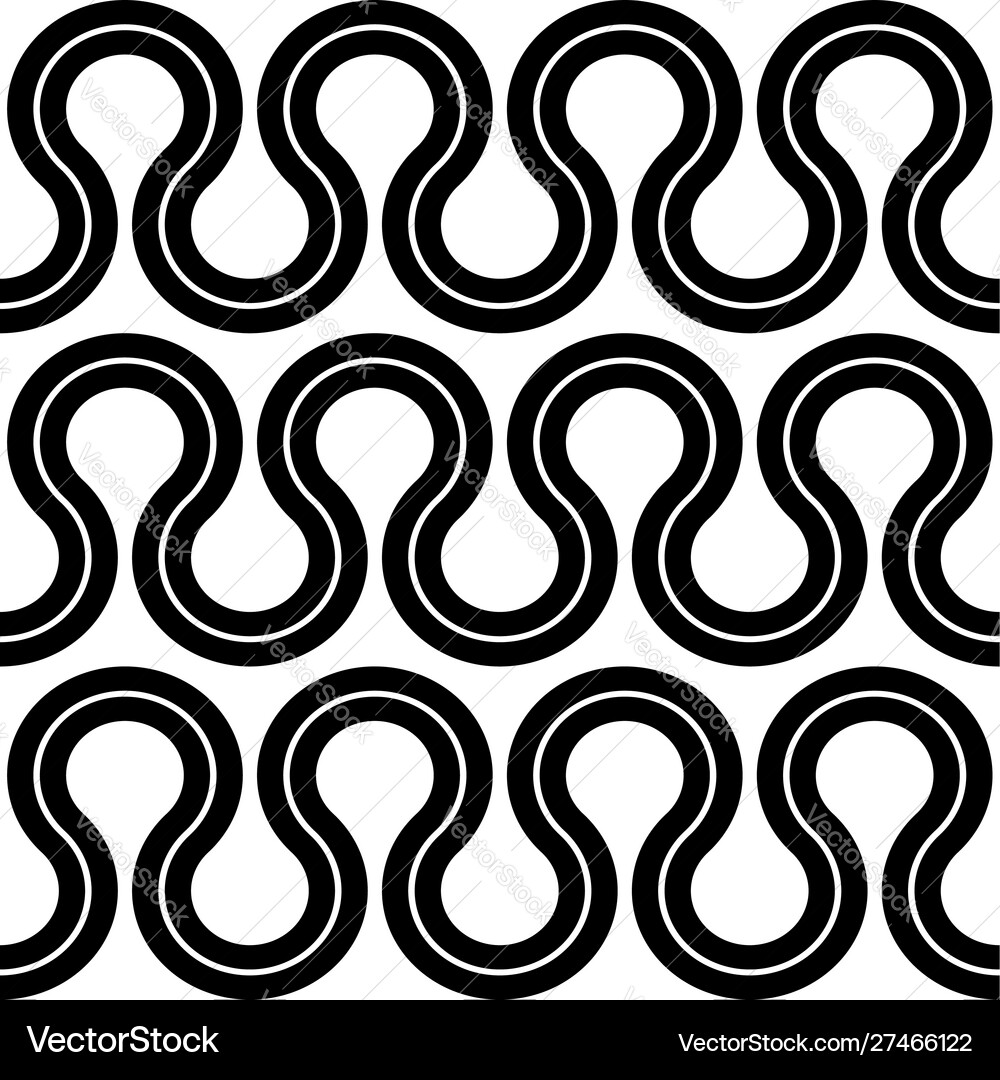 Design seamless waving pattern Royalty Free Vector Image