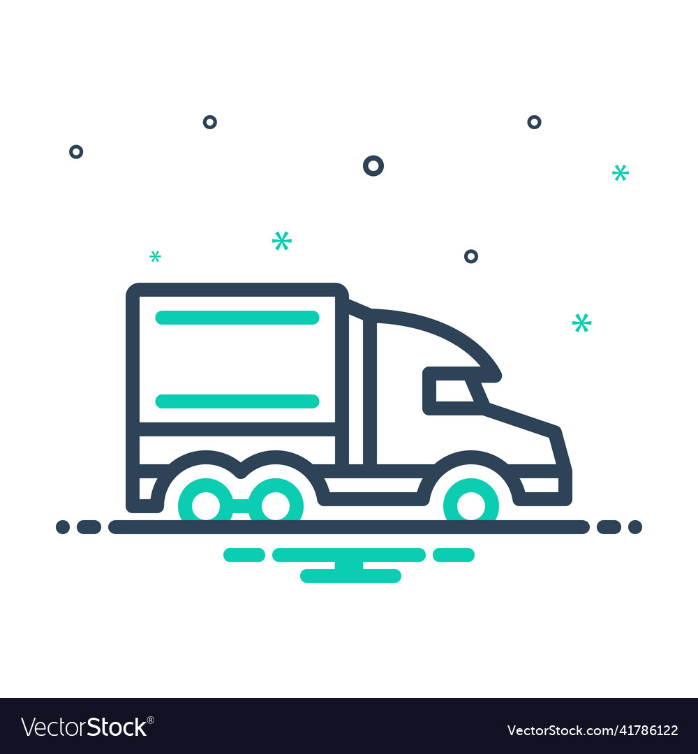 Semi Royalty Free Vector Image - VectorStock