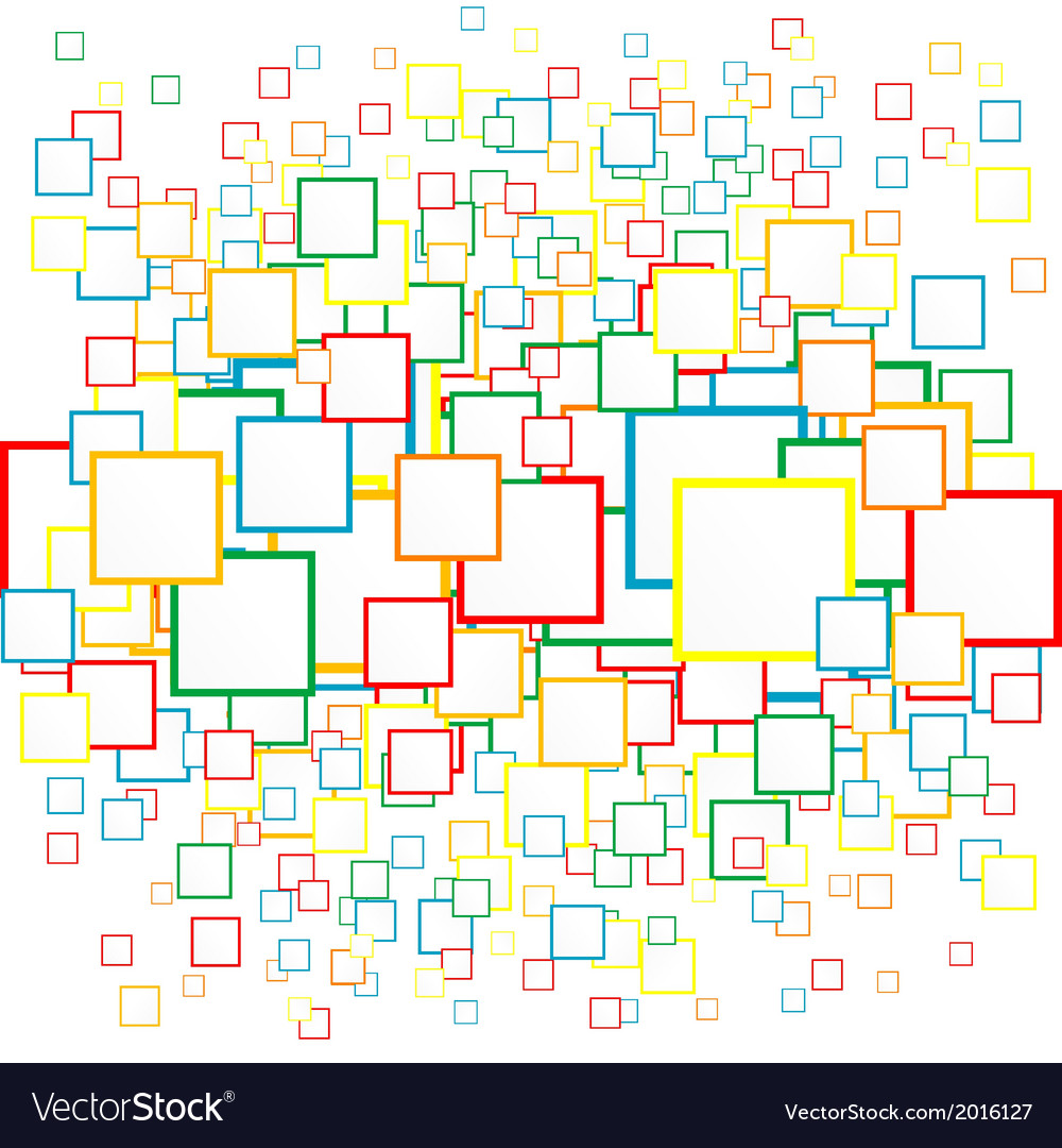 Abstract squares background Royalty Free Vector Image
