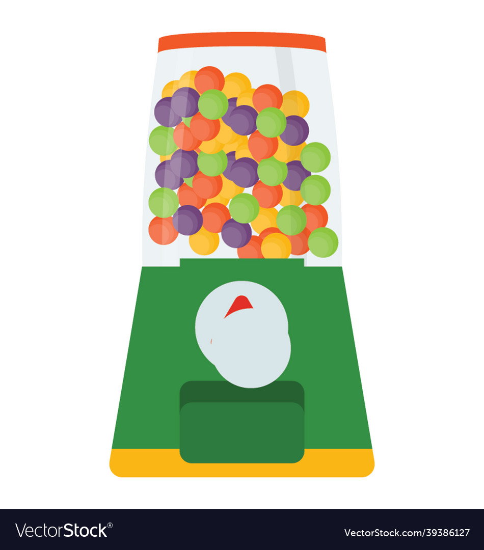Candies machine Royalty Free Vector Image - VectorStock